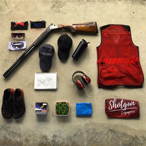 Trap Shooting Equipment Flat Lay Rtrapshooting