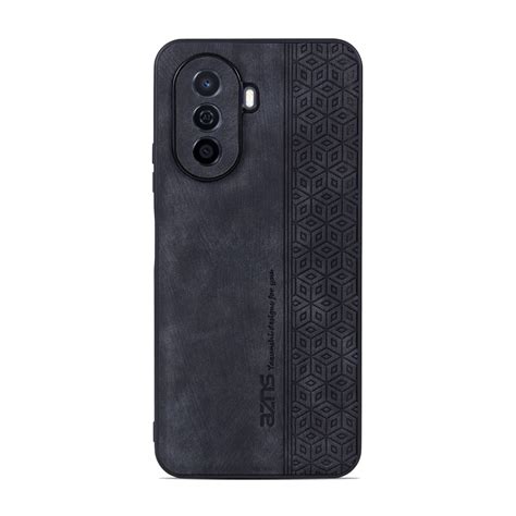 For Huawei Enjoy Nova Y AZNS D Embossed Skin Feel Phone Case Black Alexnld Com