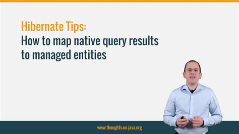Hibernate Tip How To Map Native Query Results To Managed Entities