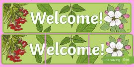 Welcome Lettering For Classrooms Primary Resource Twinkl