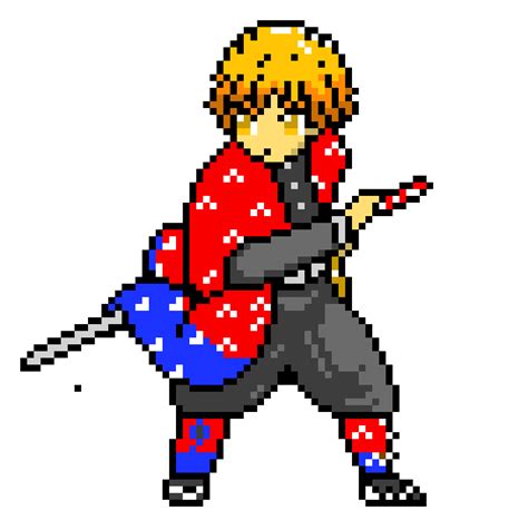 Zenitsu Pixel Art Maker