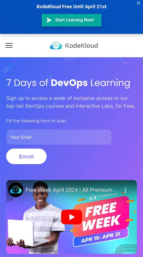 Abdul Samad Khan On Linkedin Learning Techskills Careerdevelopment Kodekloud Freetrial
