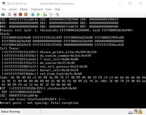 Kernel Panic Not Syncing Fatal Exception Oracle Forums