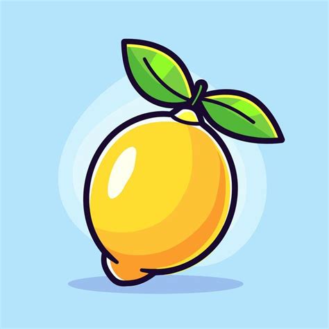 Lemon Cartoon Cute Vector Art Icons And Graphics For Free Download