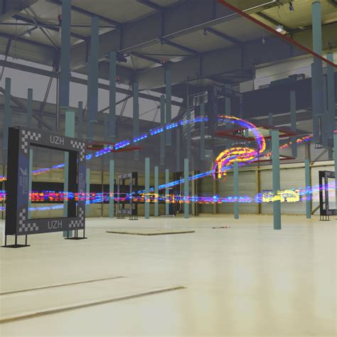Our Quadrotor Executes A Near Time Optimal Multi Waypoint Trajectory