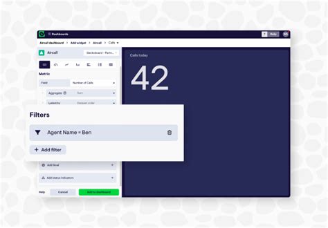 Aircall Dashboards No Code Data Sources Geckoboard