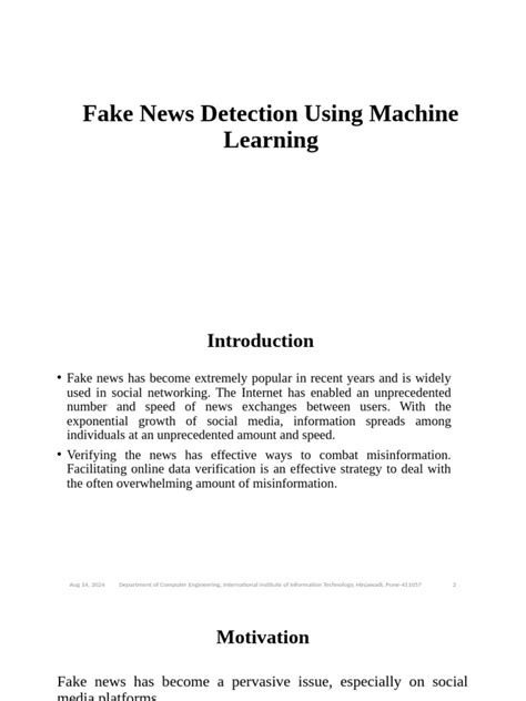 Fake News Detection Using Machine Learning Pdf Machine Learning Support Vector Machine