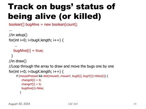Ppt Iat 265 Lecture 4 Mouse Interaction And Collision Detection Powerpoint Presentation Id3317222