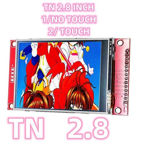 tn 2 8 inch esp32 ili9341 red module 320 240 tft serial display screen 4 wire spi interface