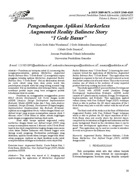 Pengembangan Aplikasi Markerless Augmented Reality Pdf