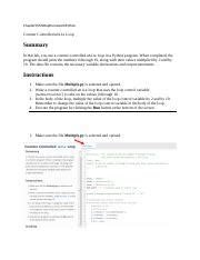 Using a Counter-Controlled While Loop in Python to Multiply | Course Hero