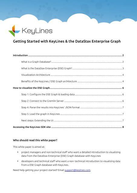 Getting Started With Keylines And The Datastax Enterprise Graph