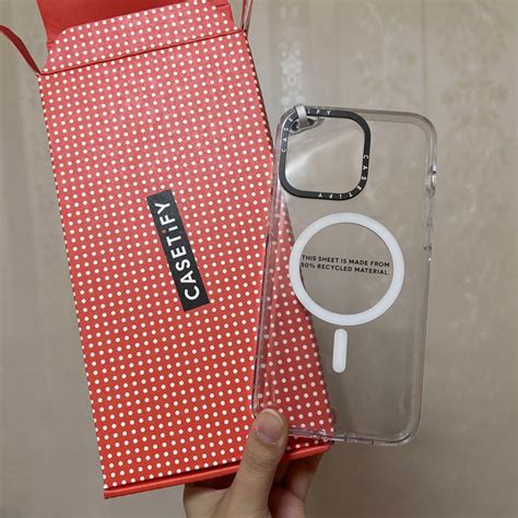 Casetify Iphone 15 Promax Clear And Anti Yellowing Case Mobile Phones