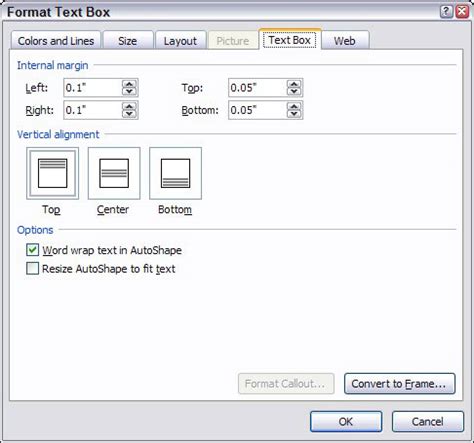 Formatting Text Boxes In Word 2007 Dummies