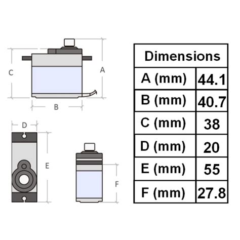 Standard Servo TowerPro SG