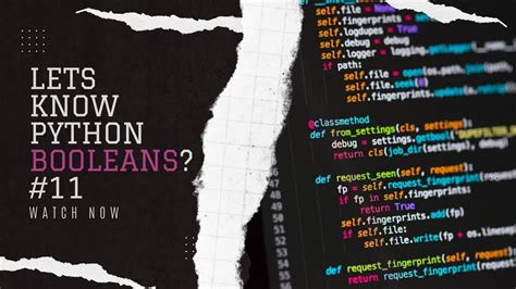 Master Python Booleans 11 Python Full Course Perfect Coding Youtube