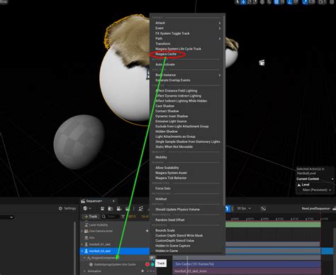 Caching A Groom Simulation In Unreal Engine Tutorial