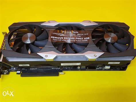 ZOTAC GTX 1080 TI EXTREME CORE EDITION 11GB GDDR5X 352Bit Computers Tech Parts