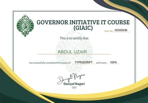 Abdul Uzair On Linkedin Typescript Learningjourney Achievement