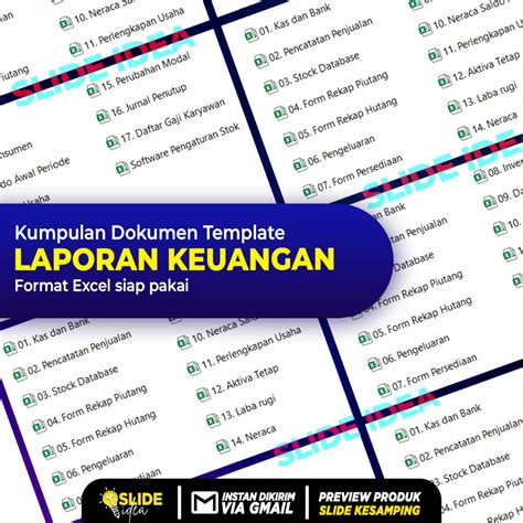 Jual Template Excel Laporan Keuangan Dan Pembukuan Usaha Format Excel Shopee Indonesia