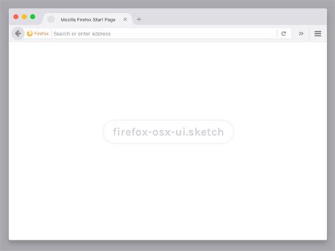 Flat Firefox Ui Mockup For Sketch Freebie Download Sketch Resource Sketch Repo