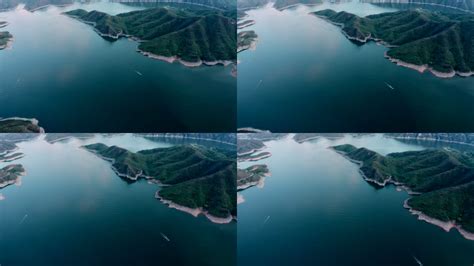 河北保定易县易水湖日落晚霞航拍 视频素材下载 编号 24382884 光厂 Vj师网