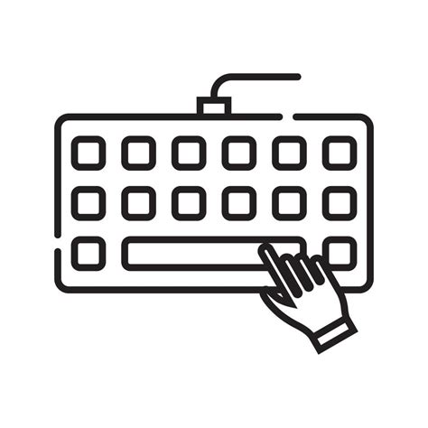 Computer Keyboard Icon 11722922 Vector Art At Vecteezy