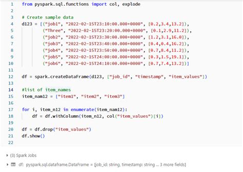 Pyspark How To Create Columns In A List And Assign Values In Array In A Column Of A Table Into