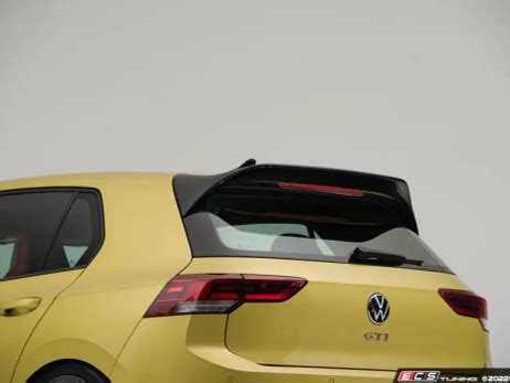 Ecs Tuning Hatch Spoiler Extension Gloss Black Mk8 Gti Awesome Gti