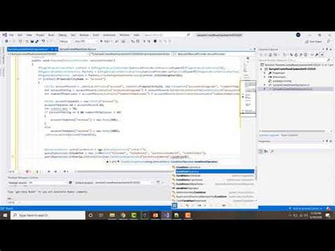 Retrieve Of Data Through QueryExpression YouTube