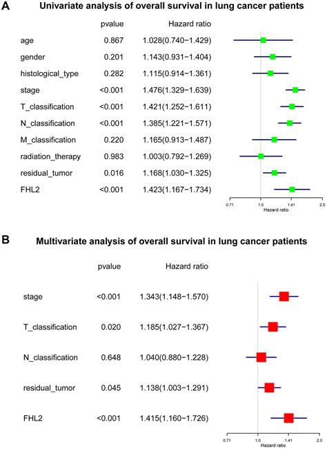 High Fhl2 Mrna Expression And Its Prognostic Value In Lung Cancer