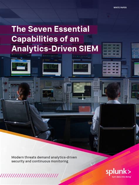 The Seven Essential Capabilities Of Analytics Driven Siem Pdf Security Computer Security