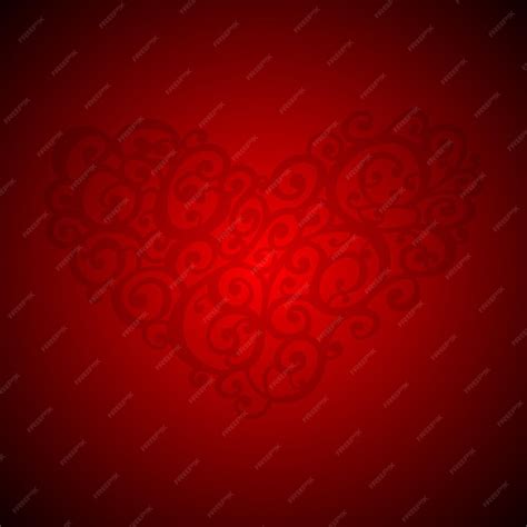 Premium Vector Flat Floral Love Patter Background Design