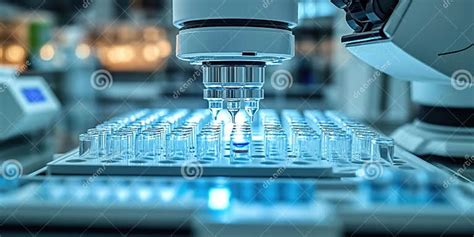 Automated Liquid Handling Robot Precisely Processes Medical Samples In Lab Robot Handles