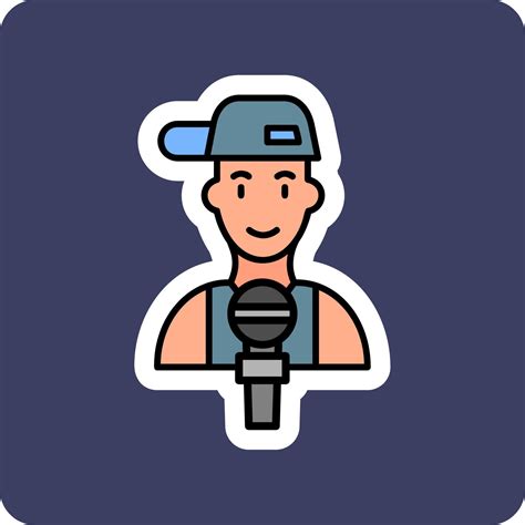 Rap Vector Icon 39446075 Vector Art At Vecteezy