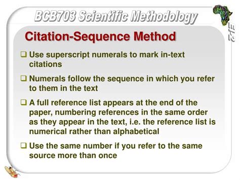 PPT Scientific Writing Referencing CSE Style PowerPoint Presentation ID 213023