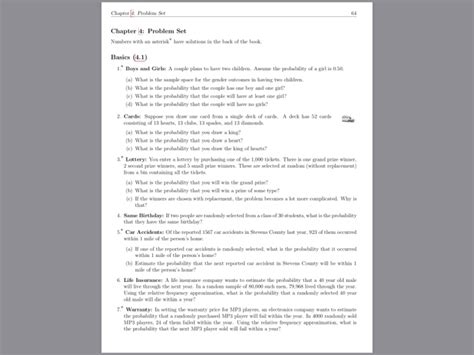 Solved Chapter Problem Set Numbers With An Asterisk Chegg Com