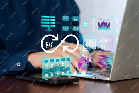 Premium Photo Devops Software Development And It Operations Engineer