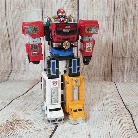 Bandai Power Rangers Lightspeed Rescue Series Deluxe Megazord Action