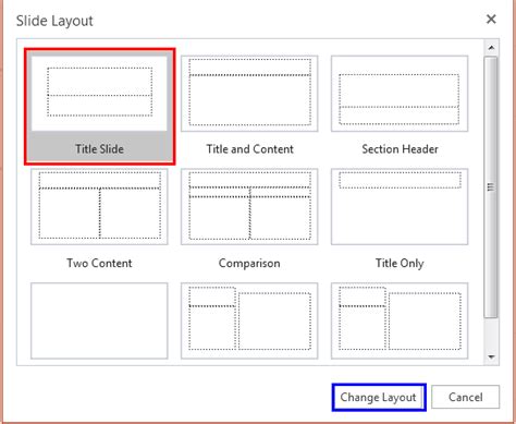 Change Slide Layout In PowerPoint For The Web