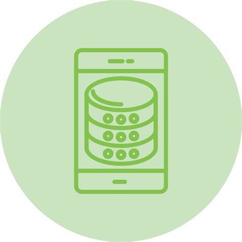 Database Vector Icon 16002493 Vector Art At Vecteezy