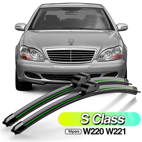 For Mercedes Benz S Class W220 W221 1998 2013 2pcs Front Windshield