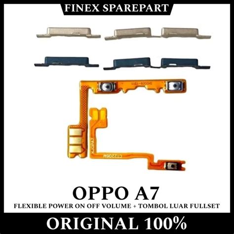 Jual PERNIK TOMBOL LUAR POWER ON OFF VOLUME FLEXIBLE FLEKSIBEL POWER ON OFF VOLUME OPPO A