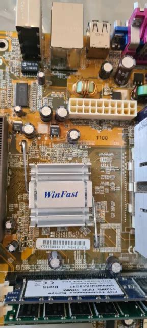 Amd64 Sempron 2200 Foxconn Winfast K7s741mg Motherboard Ide Agp 15gb