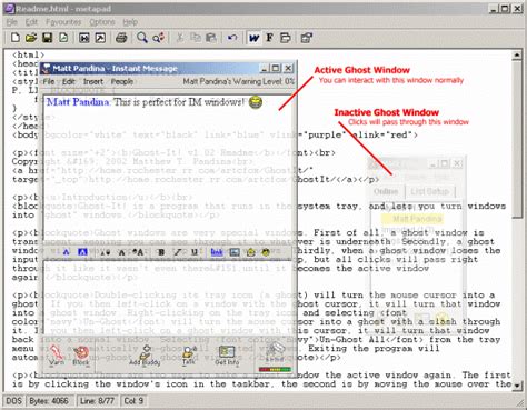 Ghost It Make Windows Translucent Hidden Free Software Download TECK IN