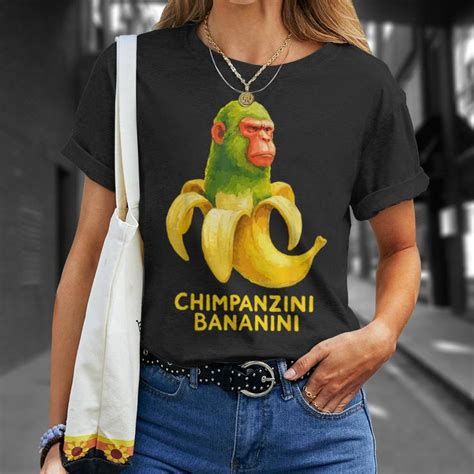 Watercolor Monkey Meme Italian Brainrot Chimpanzini Bananini T Shirt