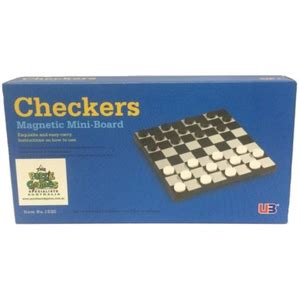 Checkers 7 Magnetic Folding Travel Games The Games Shop Board