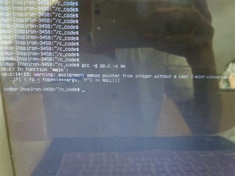 跪求指点 Fopen 返回值 警告 Assignment Makes Pointer From Integer Without A Cast
