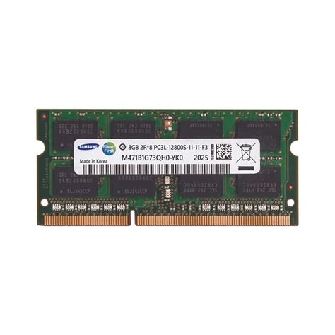 رم لپ تاپ Ddr3 تک کاناله 1600 مگاهرتز Cl11 سامسونگ مدل Pc3l ظرفیت 8 گیگابایت لنوکسیو