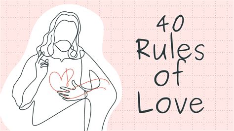 Forty Rules Of Love